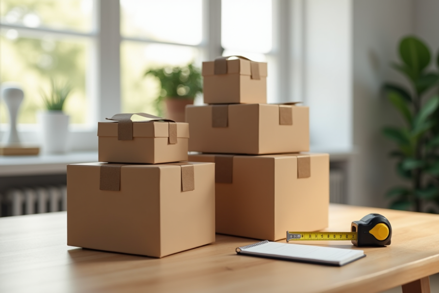 Dimensions idéales d'un carton : Taille, format, conseils - Rêves de Déco